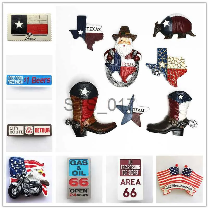 Fridge Magnets USA Texas Highway 66 Tourist Souvenir... From Sts_017 ...