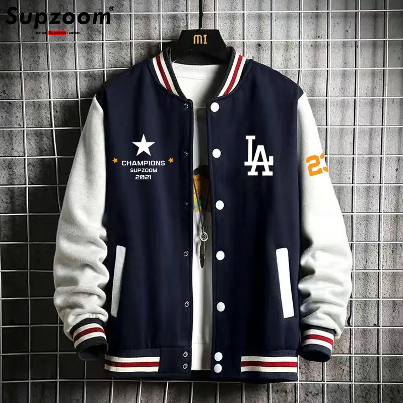 DHgate.com:Supzoom Mens Cotton Baseball Bomber Jacket, Casual Single ...