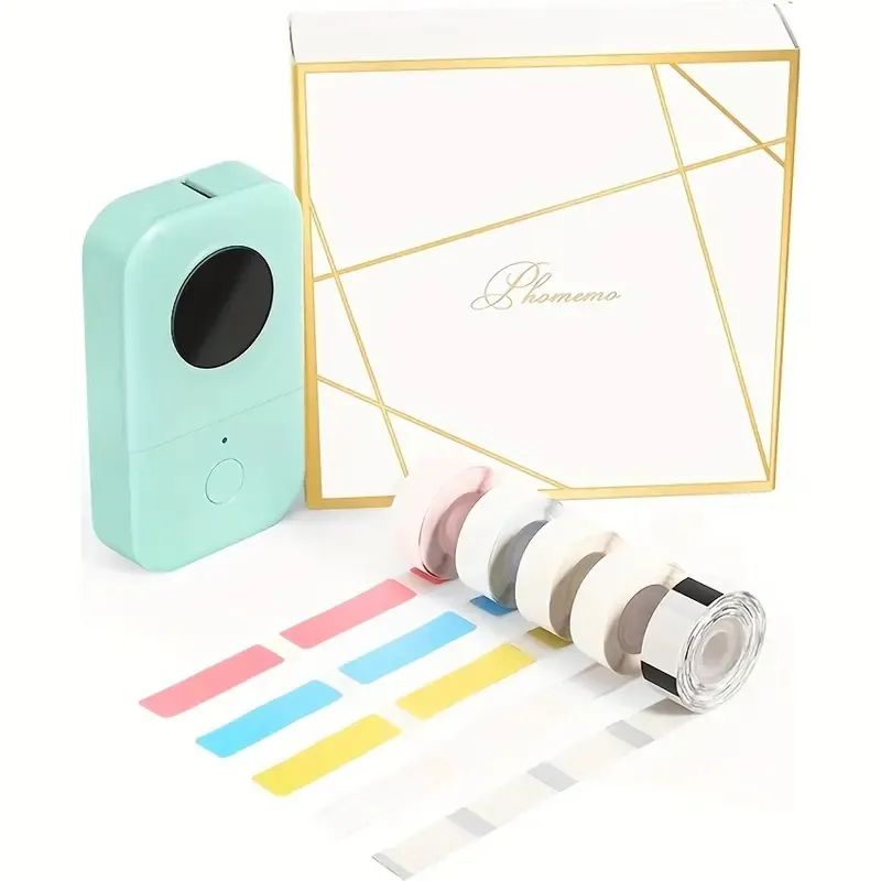 Portable Label Maker Machine with Tape - Mini Wireless Thermal Label ...