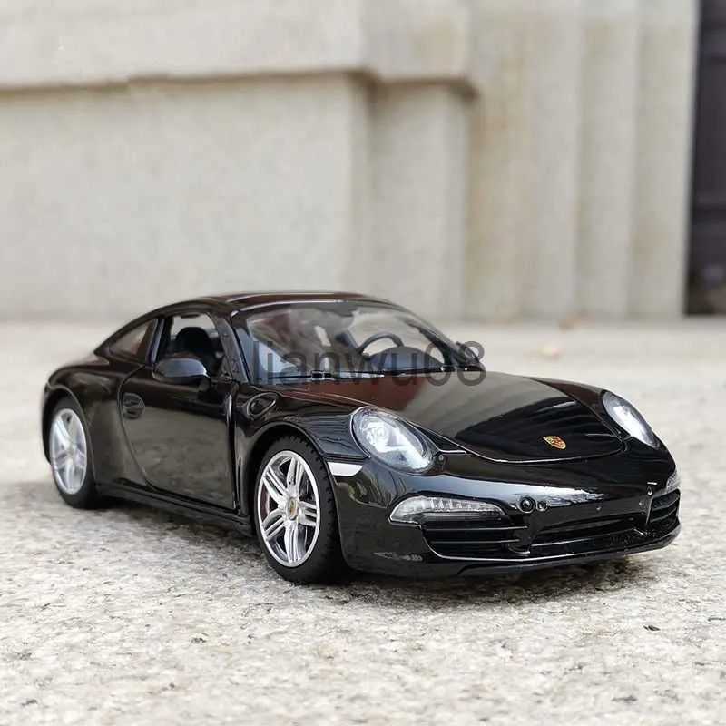Diecast Model Cars 124 Porsches 911 Coupe Alloy Sports Car Model ...
