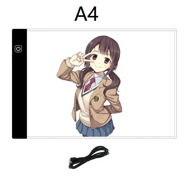 DHgate.com:3-Level Dimmable LED Drawing Copy Board A4 Digital Kids ...