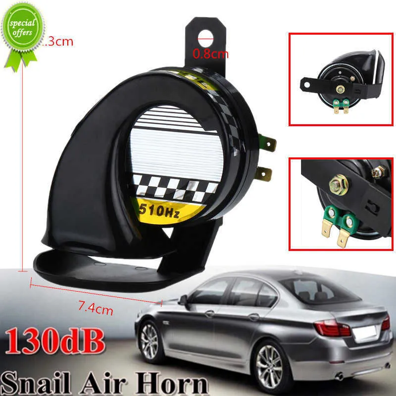 Loud Auto Horns: Powerful 12V 130dB Snail Air Horn For Motorcycles ...