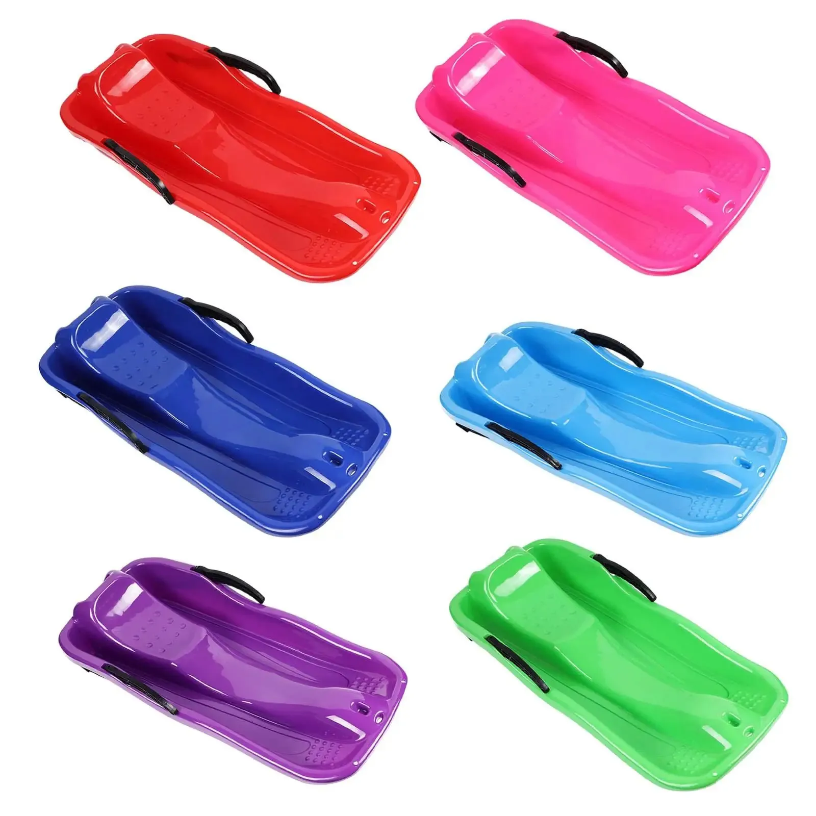 DHgate.com:Sledding Snow Sled with Pull Rope, Brake, and Ski - Portable ...