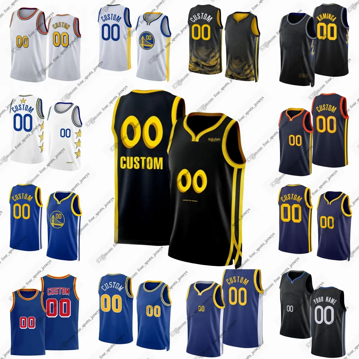 Custom Printed Basketball Jerseys 24 Player Set... From Four_sports ...