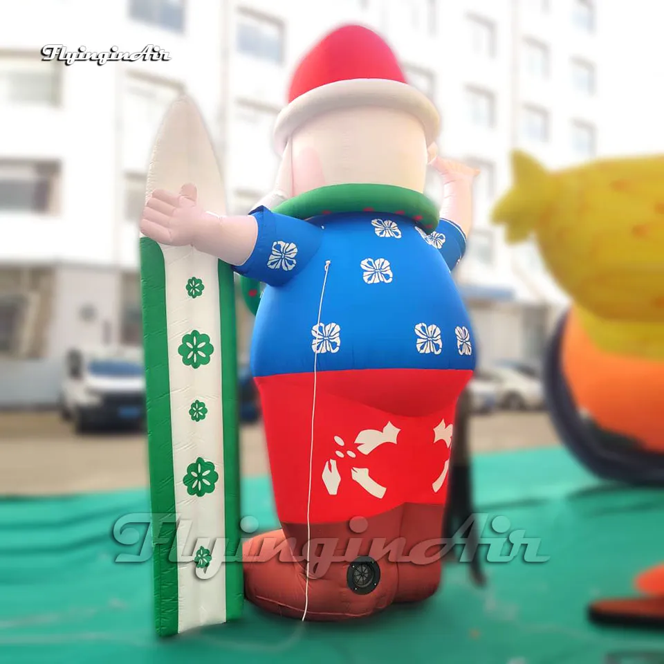 4m/5m/6m Giant Inflatable Santa Model Air Blow Up Father Christmas ...
