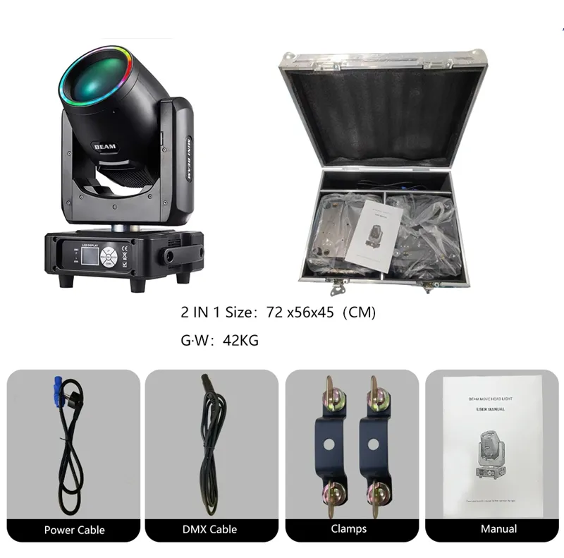 DHgate.com:2024 Upgraded4PCS 230W Sharpy Moving Head Beam Stage Light ...