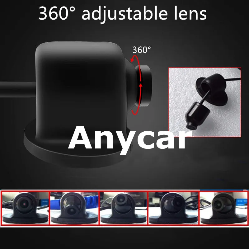 XIN MY 2024 Car Mini Front/Side/Rear View Camera HD Night Vision Rear ...