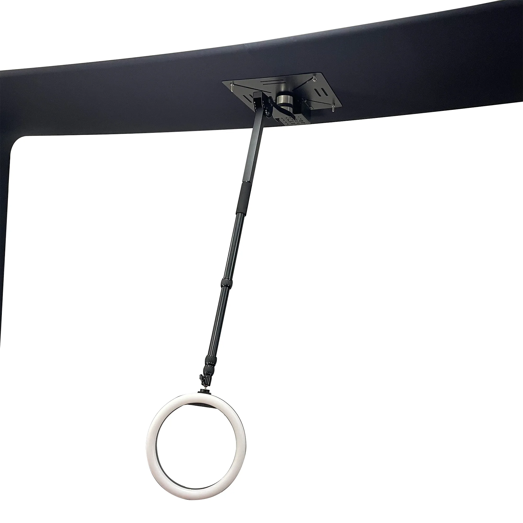 360 Photo Booth With LED Stage Lighting Overhead Automatic Rotation ...