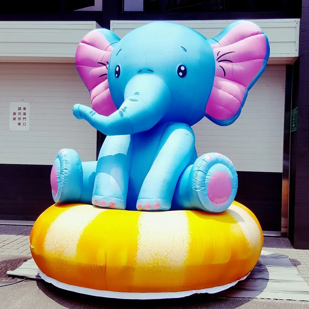 Custom Inflatable Elephant Mascot For Outdoor Advertising And ...