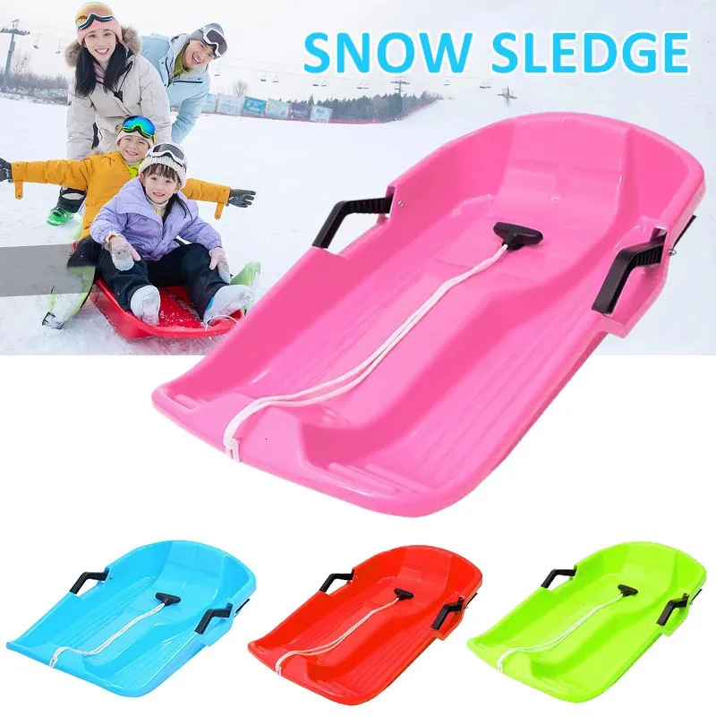 DHgate.com:Sled for Kids & Adults, Heavy-Duty Snow Sledge with Pull ...