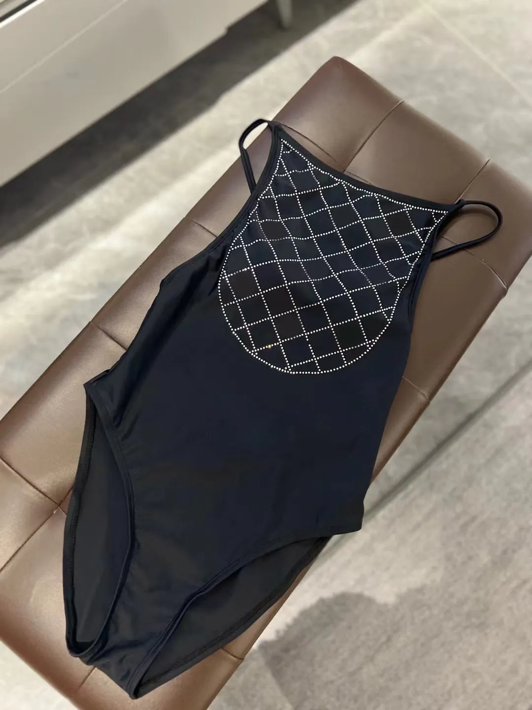 Sequin Bikinis: Women's Designer Swimsuits High Cut Sexy Black Swimsuit ...