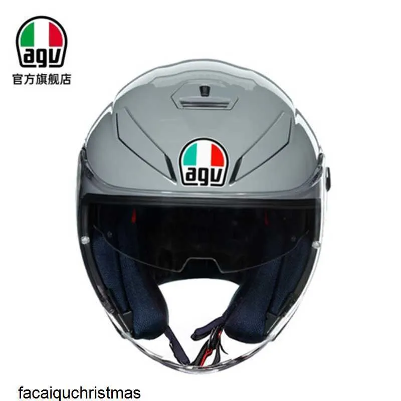 ₩655,515에서 AGV 오토바이 헬멧 AGV K5 제트 오토바이 헬멧 남성 및 여성 듀얼 렌즈 반 헬멧 여름 오토바이 달리기 ...