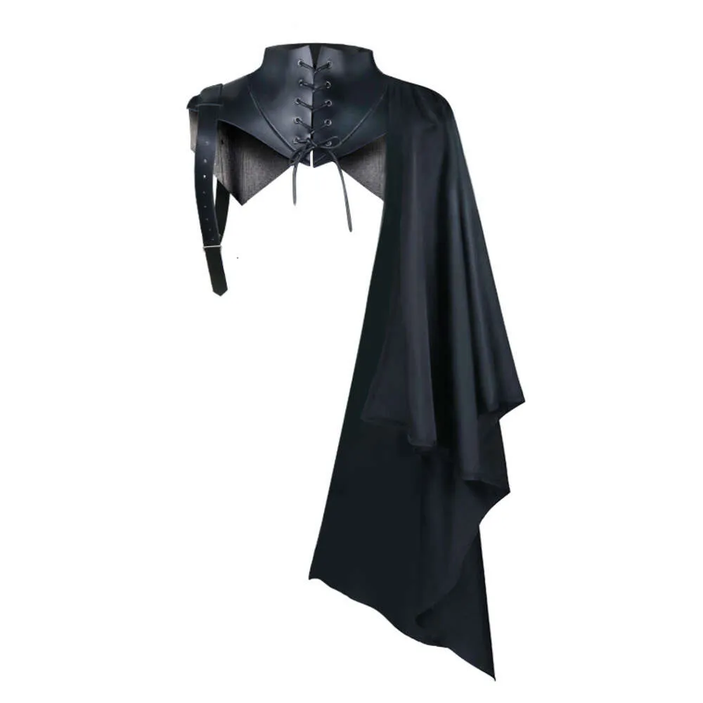 Medieval Viking King Assassin Vampire Medieval Shawl Cloak Costume For ...