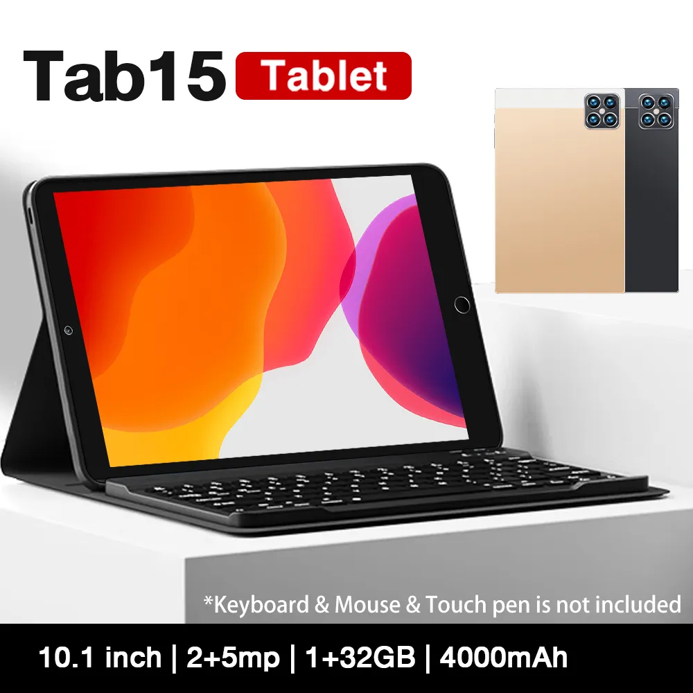 Cheap Android PC Tablet Laptop Tab15: 10.1 Inch HD Display, 16GB RAM ...