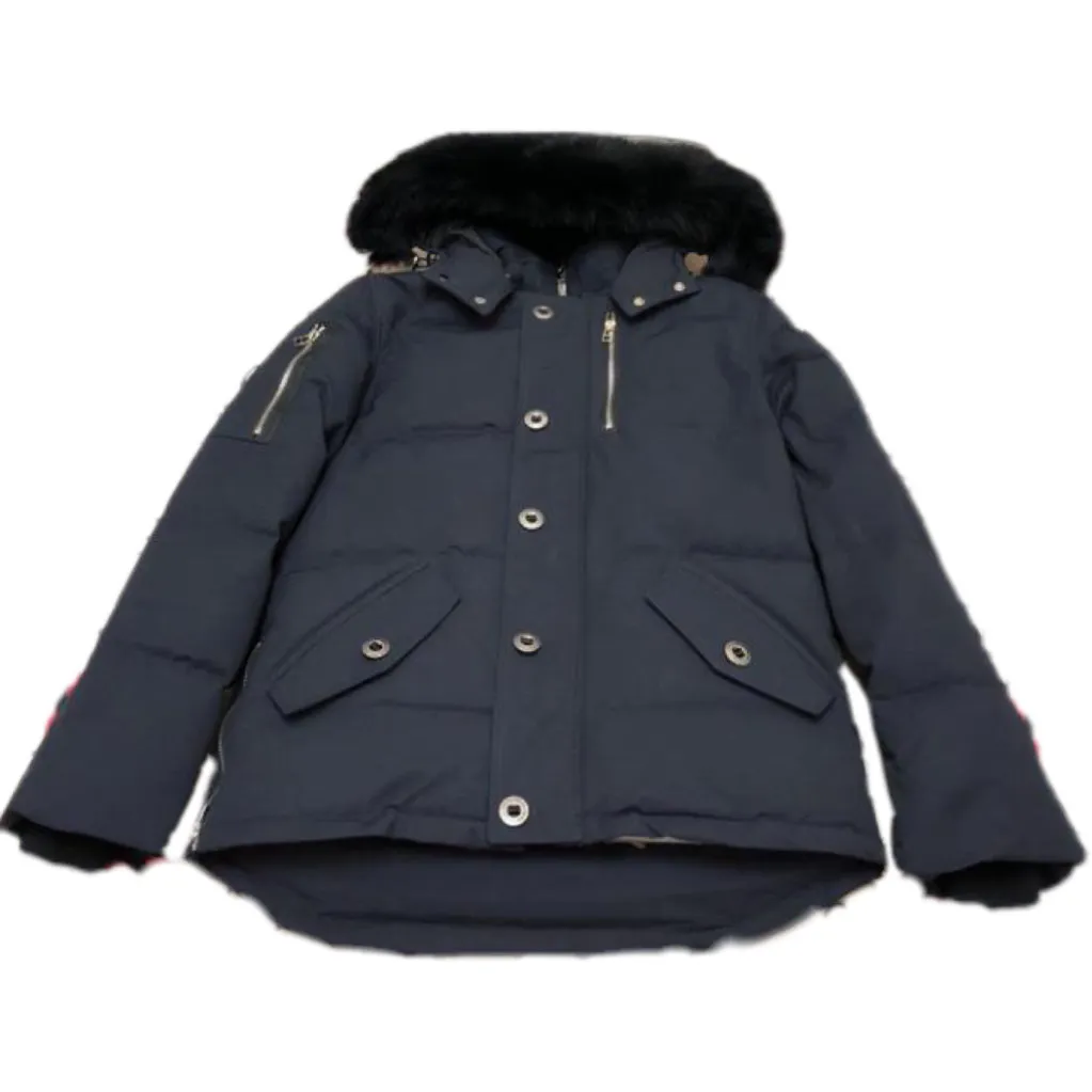 Canadian Mens Winter Down Jacket With Knuckles And High Real Fur 06 ...