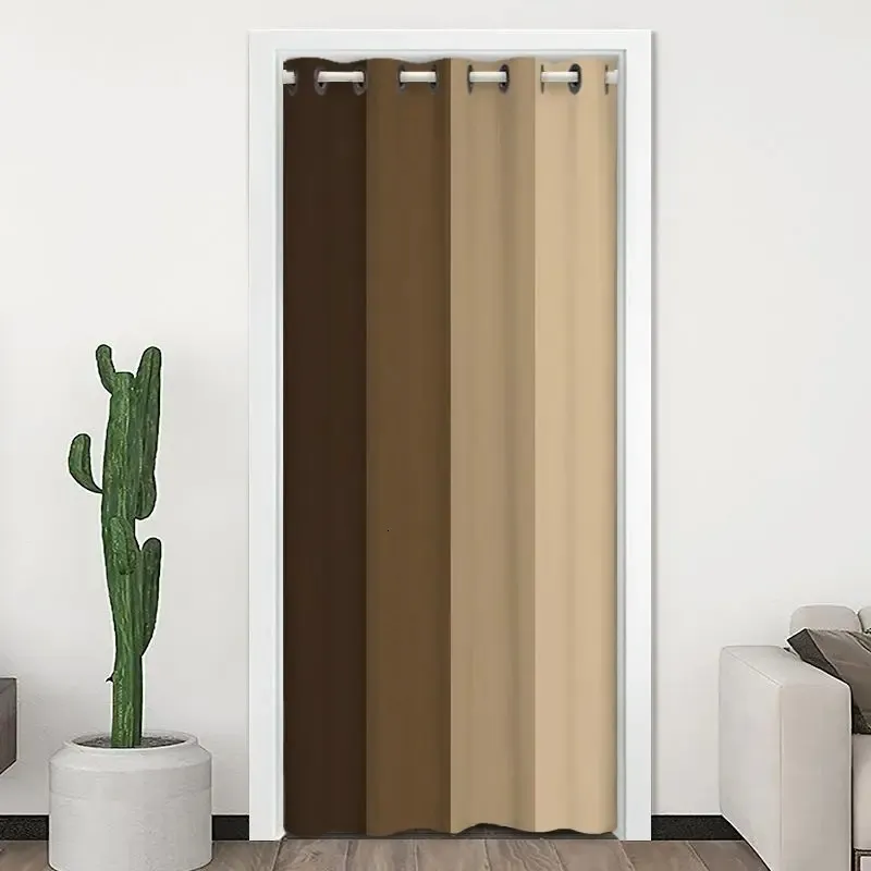 DHgate.com:Nordic Style Brown Gradient Door Wind Insulation Screen ...