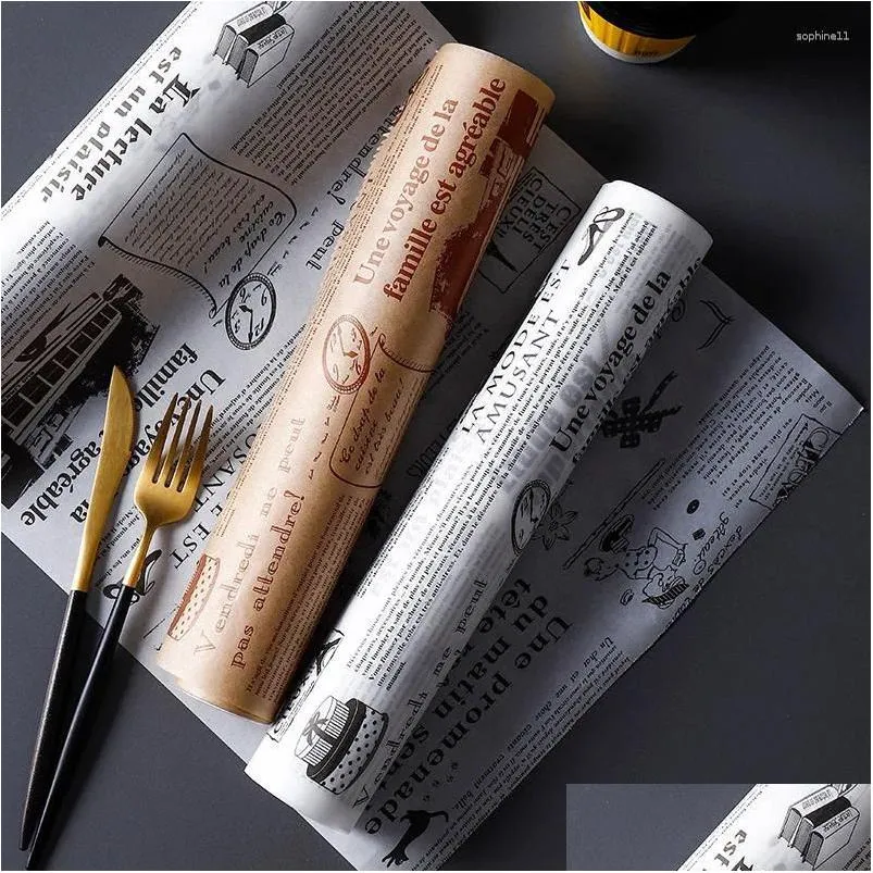 DHgate.com:8M 30cm Greaseproof Paper Food Grade Baking Wrappers for BBQ ...