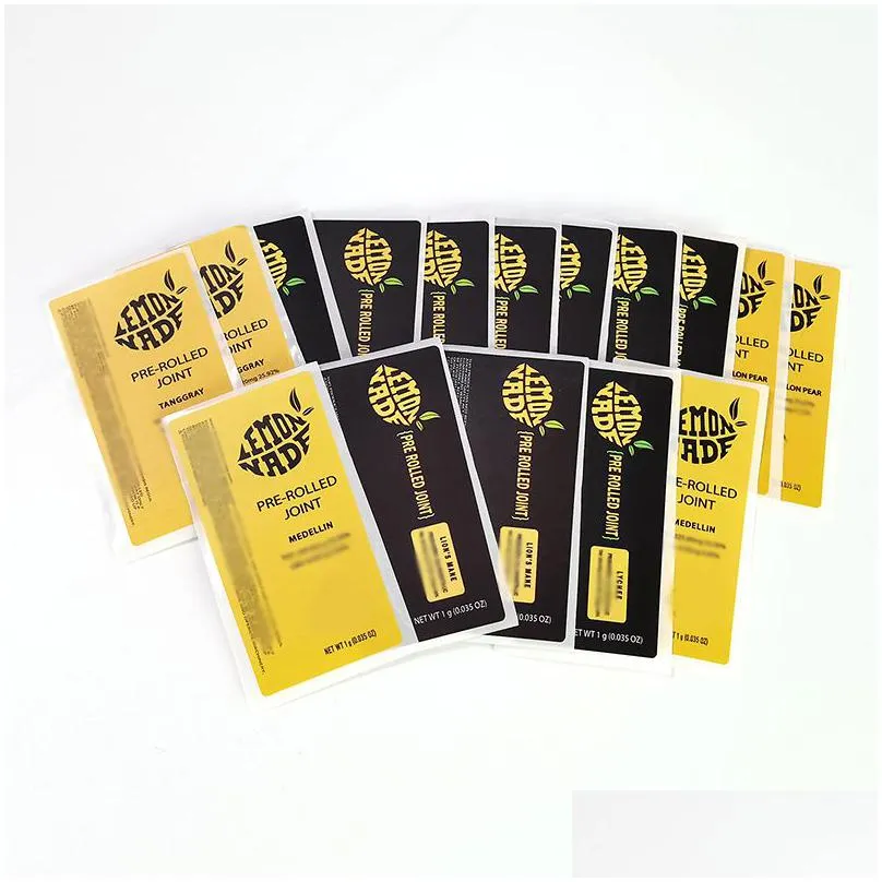 DHgate.com:Custom Printed Paper Strain Labels for Pre-Roll Tubes ...