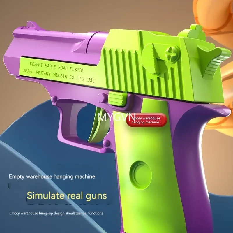 Fidget Gun Toy Pistol 3D Printed Radish Design, M1911 & Desert Eagle ...