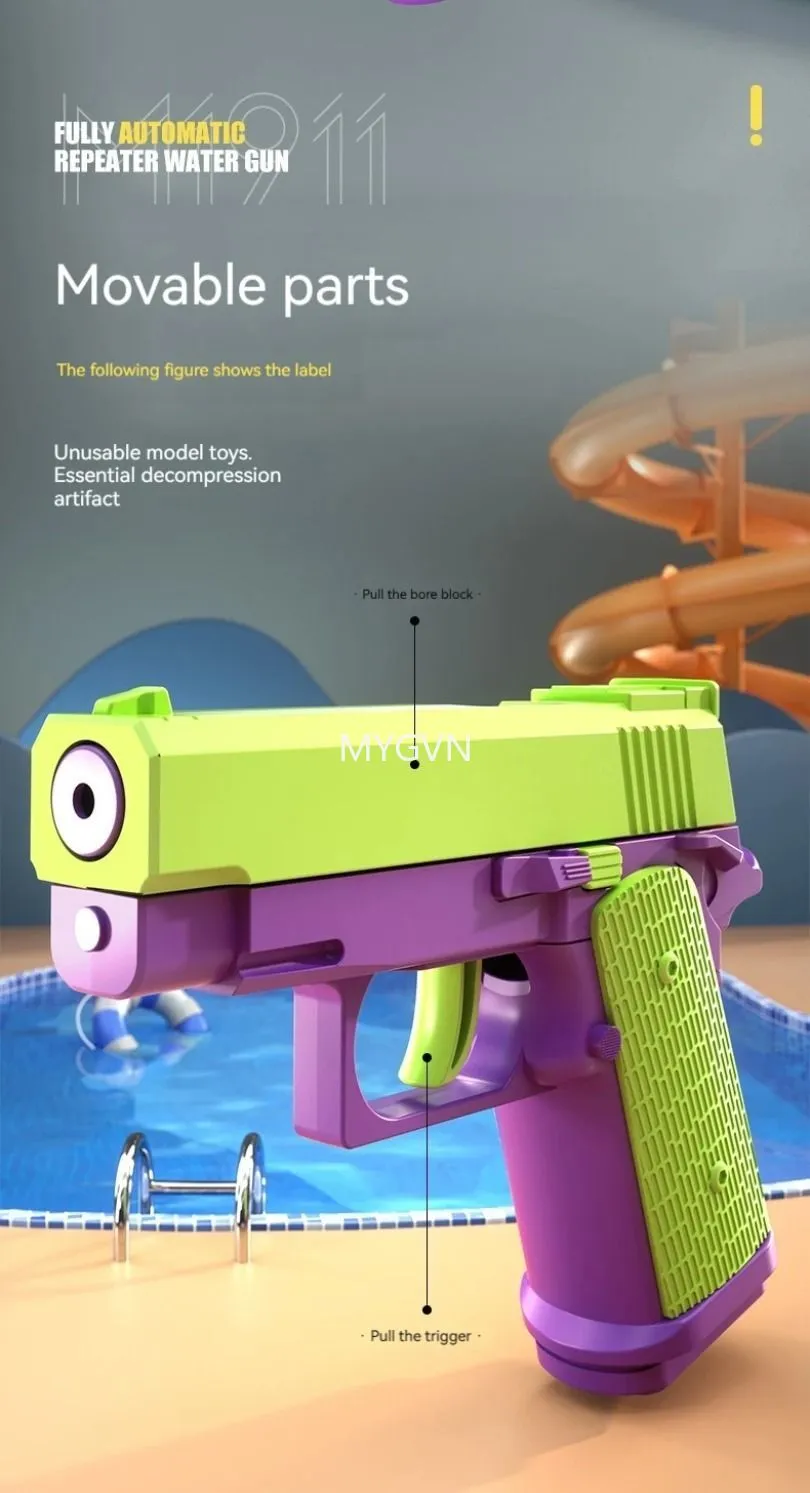 Fidget Gun Toy Pistol 3D Printed Radish Design, M1911 & Desert Eagle ...