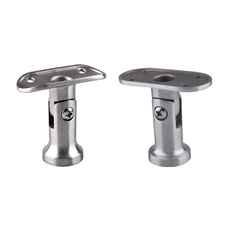 Adjustable Stair Rail Brackets: Stainless Steel Handrail Support ...
