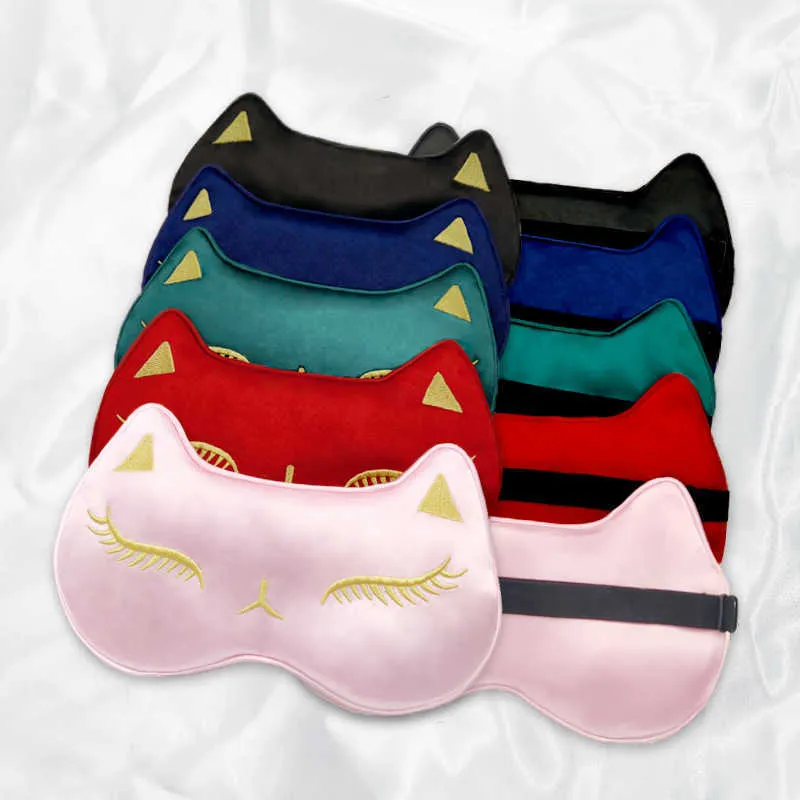 Double-Sided Fox Silk Sleep Mask - Mulberry Silk, Light Blocking Eye ...