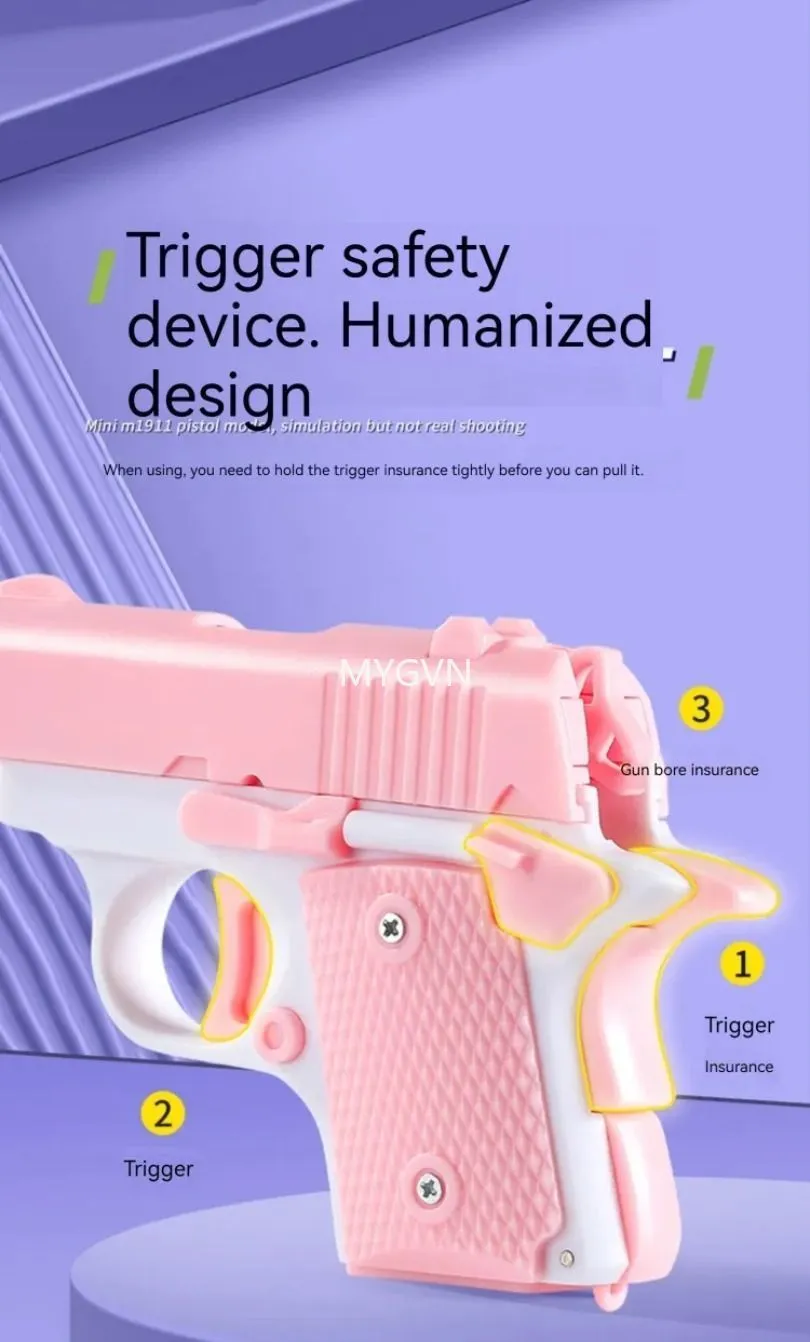 MINI 3D Toy Gun Model Luminous M1911 Colt Fidget... From Supertoygun ...