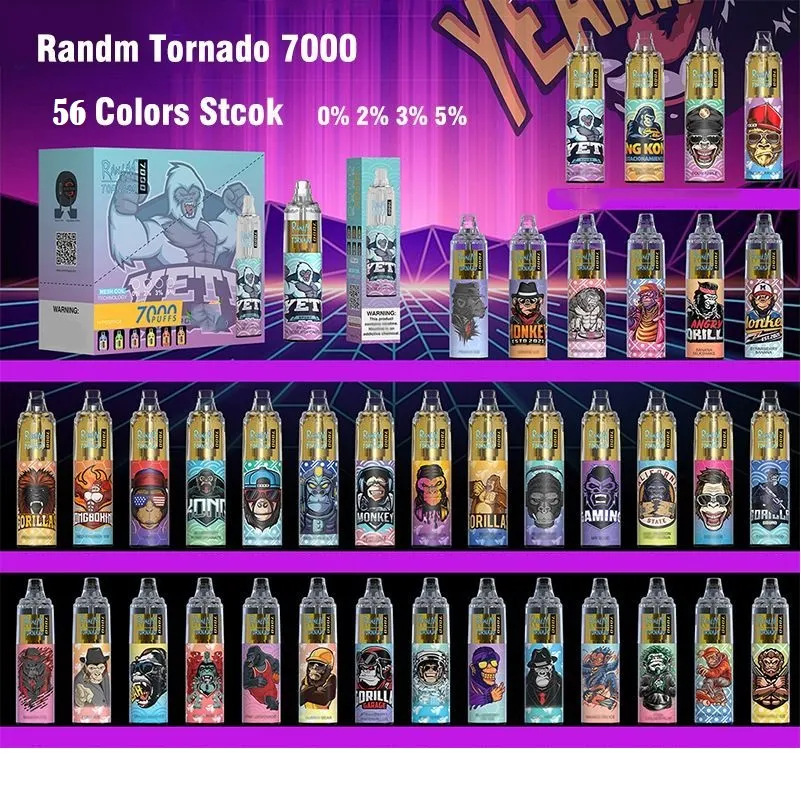 Original Randm Tornado 7000 Puffs 7k Disposable Vape Pen Electronic