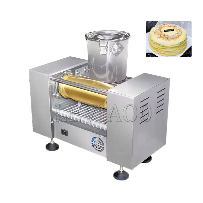 Commercial Automatic Mini Mille Crepe Cake Maker Mango Durian Layered ...