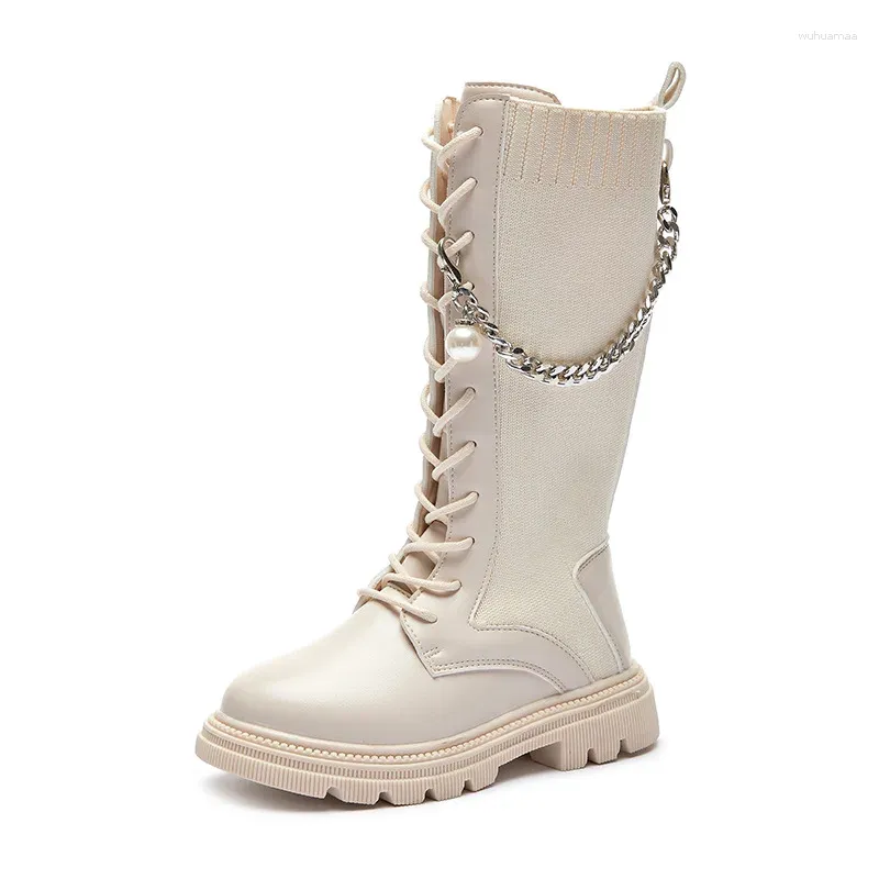 DHgate.com:Girls Princess Long Knitted Stretch Boots for DHgate.com:Girls Princess Long Knitted Stretch Boots for