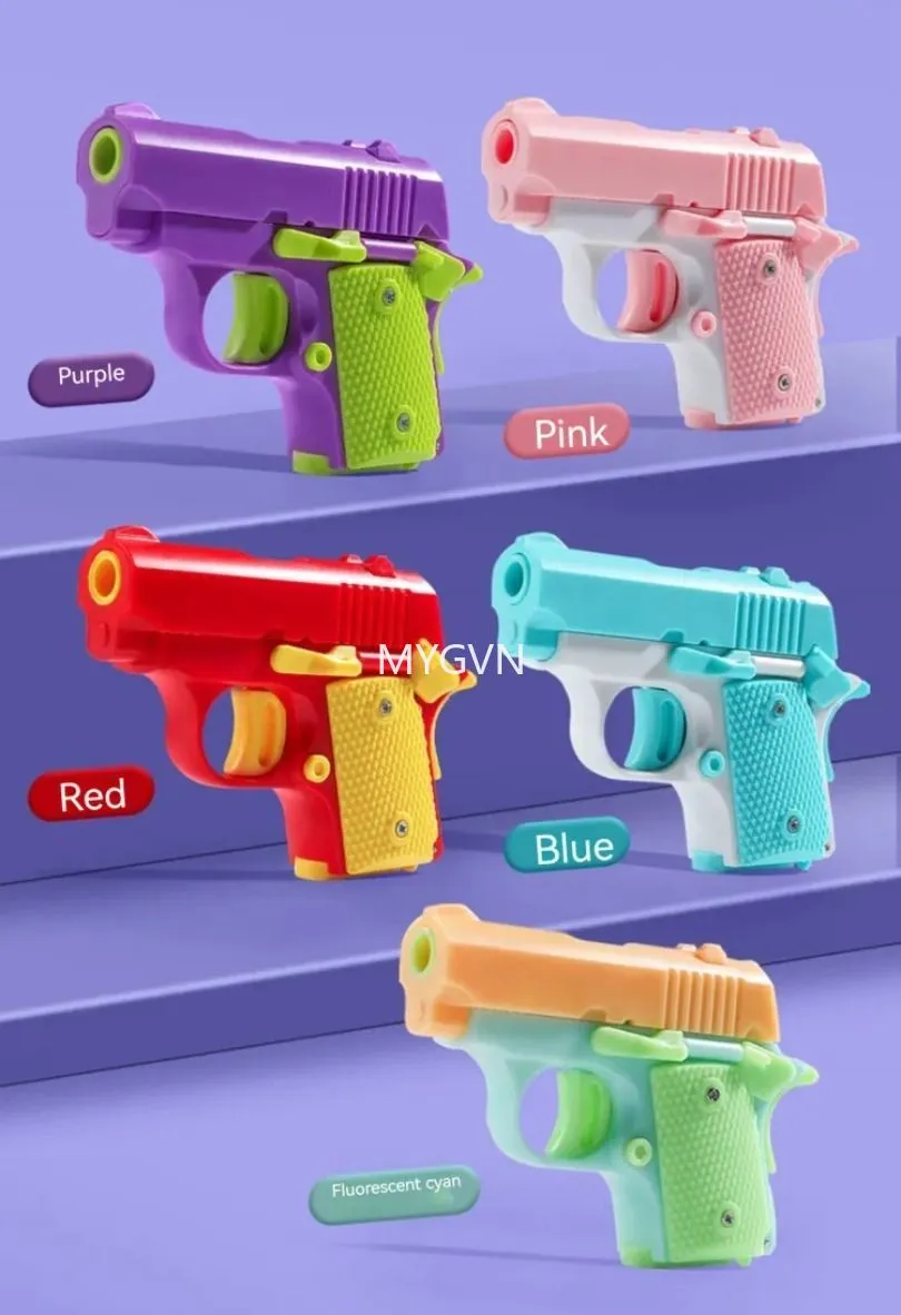 Mini 3D Toy Gun Model M1911 Colt Non Shooting Fidget Pistol For Adults ...