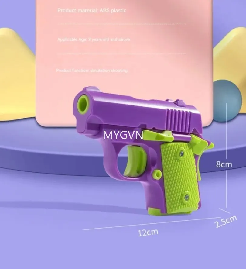 Mini 3D Toy Gun Model M1911 Colt Non Shooting Fidget Pistol For Adults ...