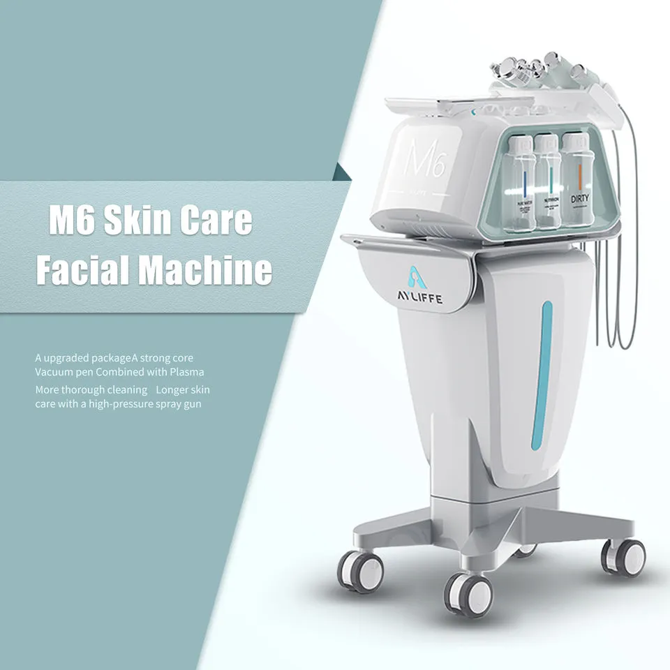 6-in-1 Hydrodermabrasion Facial Machine - Deep Skin Cleaning, Blackhead ...