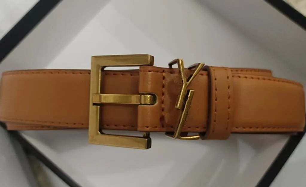Designer Smooth Leather Belt For Men With Big The Buckles 2023 Luxury ...