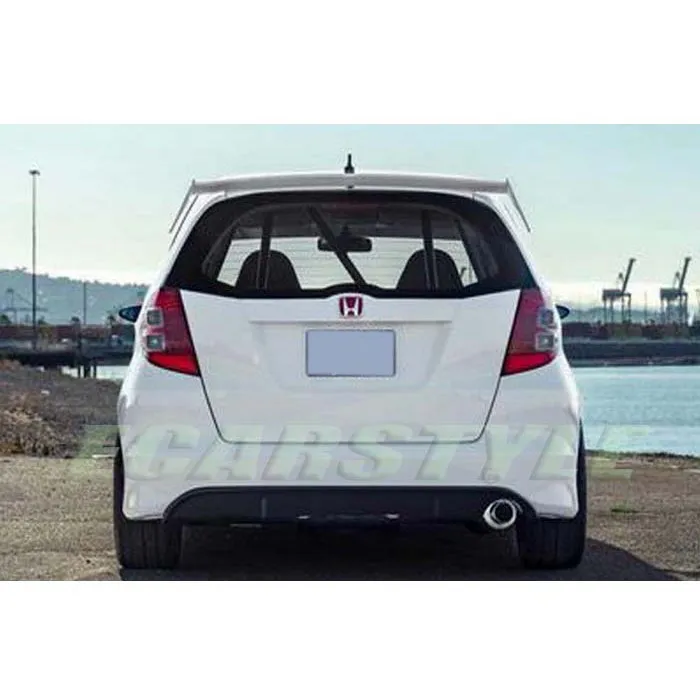 For Honda Fit Jazz 2009 2013 GE6 GE8 Roof Spoiler Wing SP Style Glass ...