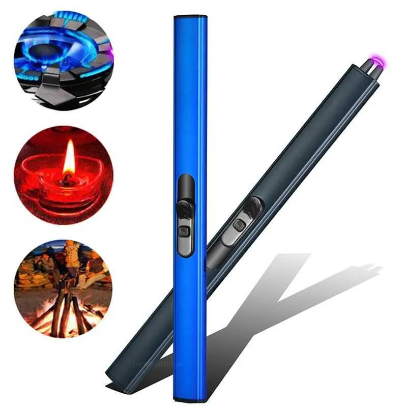 Rechargeable USB Arc Lighter For Outdoor BBQ, Kitchen Windproof ...