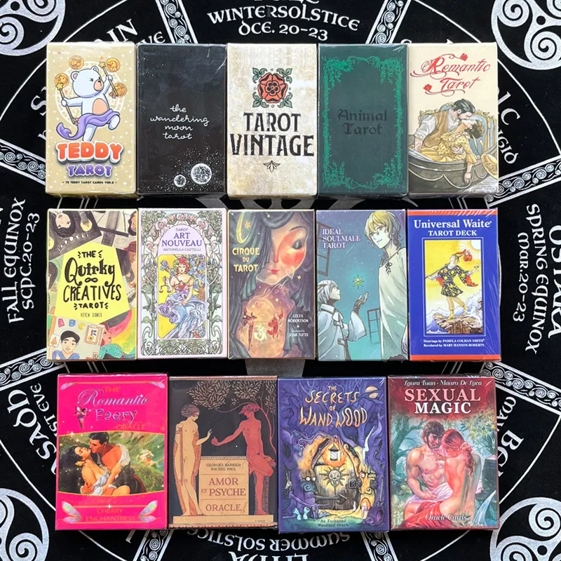 DHgate.com:Decompression Toy Tarot Cards Board Game Solitaire for ...