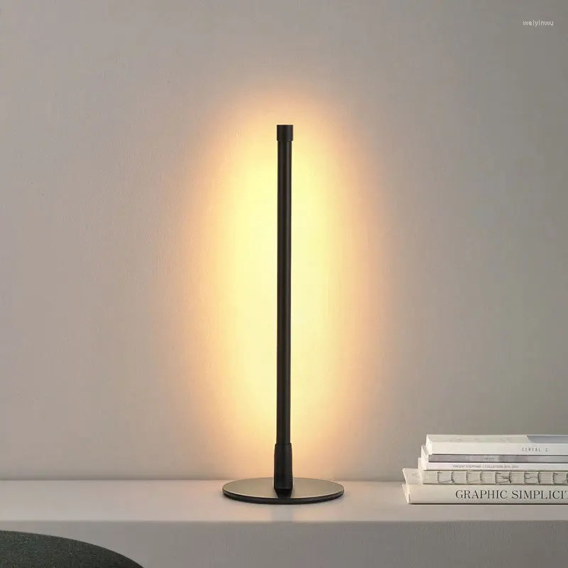 DHgate.com:Nordic LED Strip Table Lamp, Modern Minimalist Long Desk ...