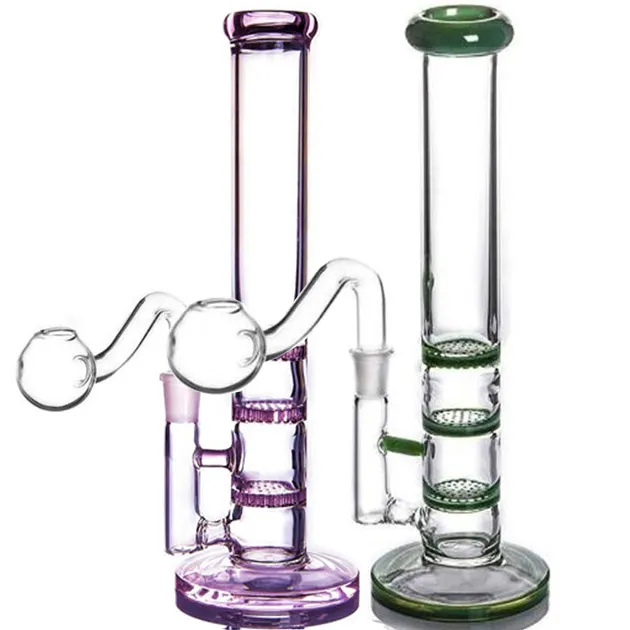 Premium Glass Man Water Bong With Thick Design, Comb, Perc, And Heady ...