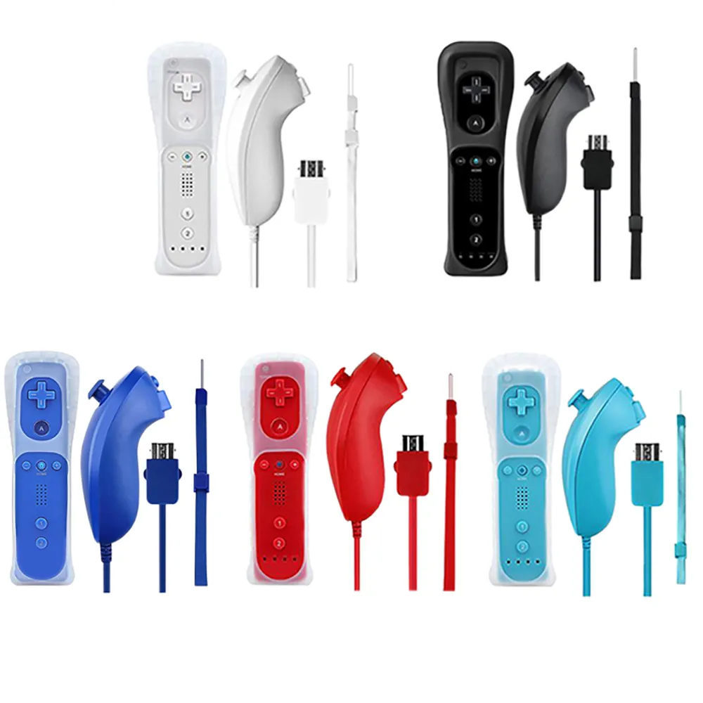 Wireless Game Controller, Motion Plus Enhanced Remote And Nunchuck ...