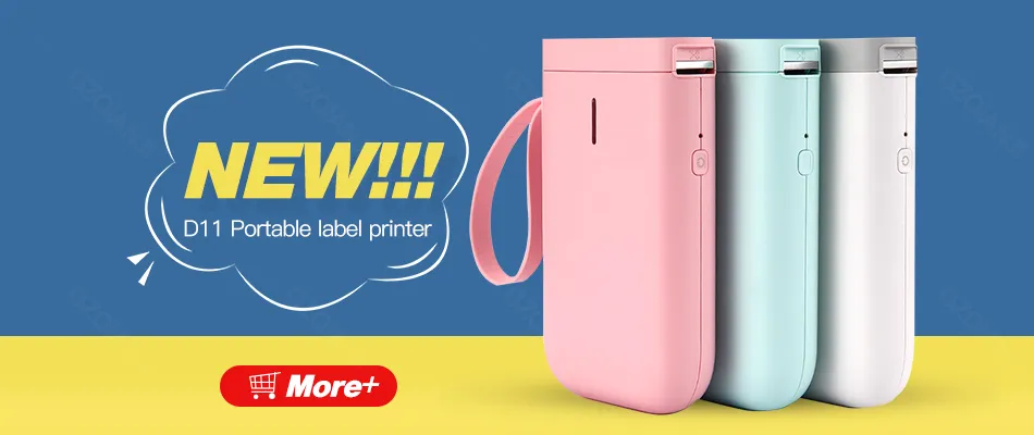 Mini Bluetooth Label Printer Sticker Roll Transparent Replacement ...