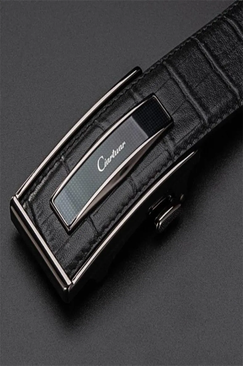Luxury Leather Belt for Men - Genuine Leather Ratchet Belt with ...