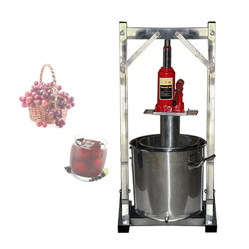 Hydraulic Fruit Squeezers Manual Stainless Steel Juicers For Grape Pulp ...