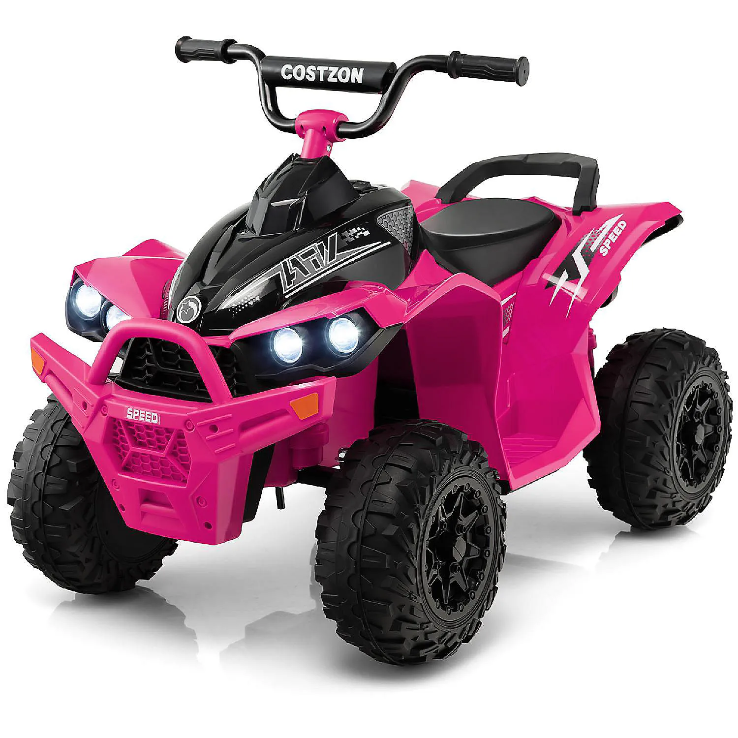 Light Pink 12V motorbike battery-Powered Electric ATV Quad Car for Kids ...