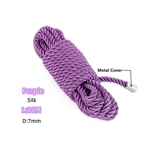 Silk Restraints Handcuffs For Couples 10m Binding Rope For BDSM Shibari ...