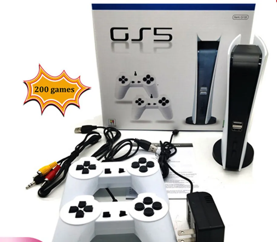 Console De Jeu TV 8 Bits, Boîte De Jeu, Jouets Avec 200 Jeux Classiques, Sortie AV, Mini Station ...