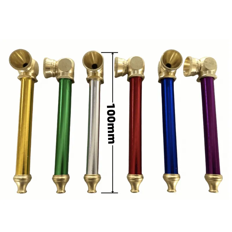 Portable 80mm Metal Smoking Pipe Detachable, Easy Clean Pocket Tobacco ...