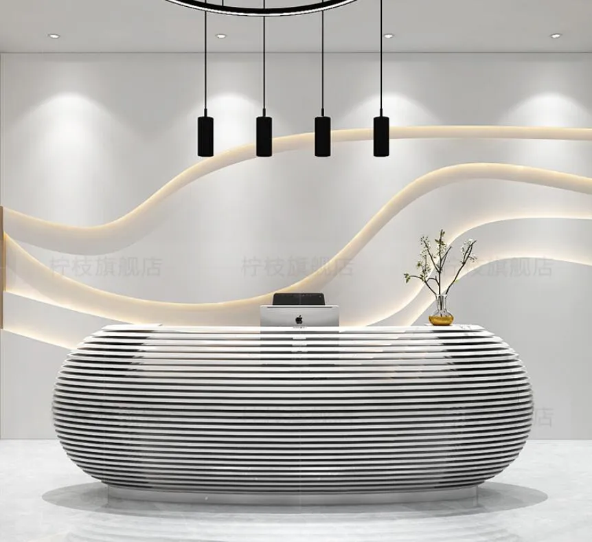 Round Reception Desk Design