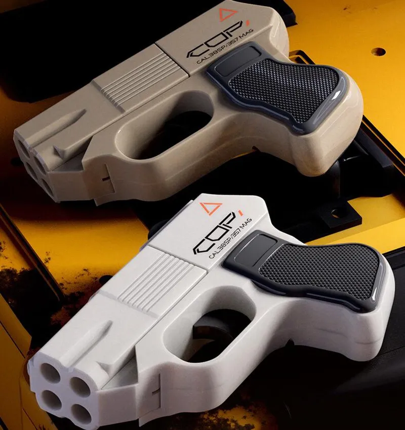 Shell Ejecting Toy Pistol: COP 357 Manual Soft Bullet Gun With 20 ...