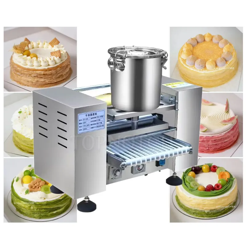 Mini Crepe Maker | Automatic Pancake Machine Commercial Mille Cake ...